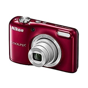 Nikon Coolpix L29 16.1 MP Point and Shoot Camera with 5x Optical Zoom (Red)