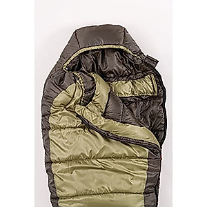 Mummy Sleeping Bag with 54 Ounce Coletherm Insulation