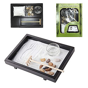 Pacific Giftware Zen Garden Enlightenment Set Meditation Use Home Office Decor