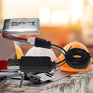 2PCS 650mAh 3.7v Drone Battery and USB Charger for SYMA X5 Serial UVA Quadcopter Drone,for Example SYMA X5C,X5SW,X5SC,WLtoys V252,XT Flyer