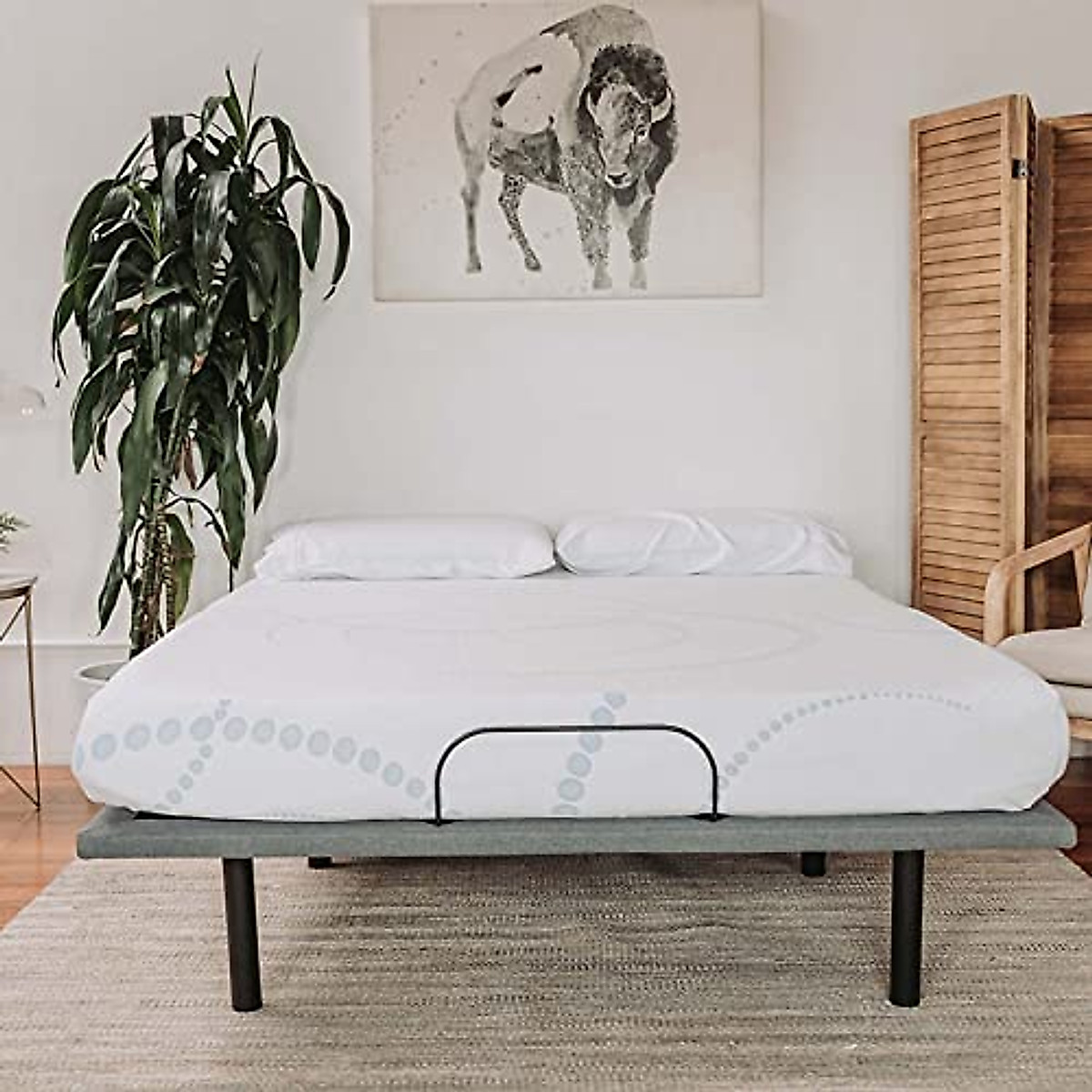 TMEOSK Full Size Mattress, 8 inch Sleep Memory Foam Mattress with Motion Isolating, Medium Firm Feel Mattress Bed in a Box, Ergonomic Mattress with Fit Spine (Full)