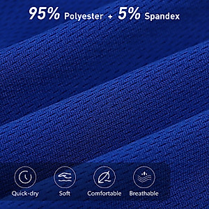 Resinta 4 Pack Toddler Boys Basketball Shorts Kids Mesh Shorts Active Soccer Shorts with Drawstring Quick Dry Shorts