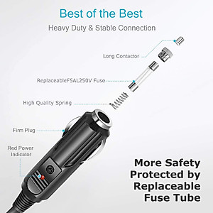 T-Power 9V DC Car Dc Adapter for Audiovox Portable DVD Player D1510 D1530 D1888 D1988 D1708 D1812 D1788 D1730 D1830 D1915 auto Mobile Power Supply Adapter