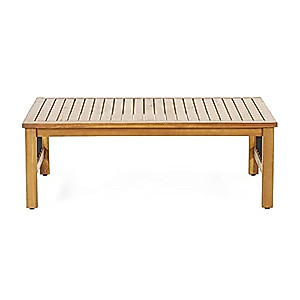 Christopher Knight Home Elias Chat Set, Beige + Teak + Black Metal