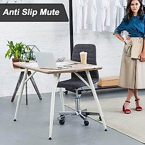 Sancagy 4 Pack Leveling Feet, 3/8-16 Threaded Furniture Legs, T-Nut Kit Adjustable Furniture Feet, Large Base Supports Adjustable Table Feet, Table/Chair/Cabinet/Sofa Adjustable Feet Levelers, Black