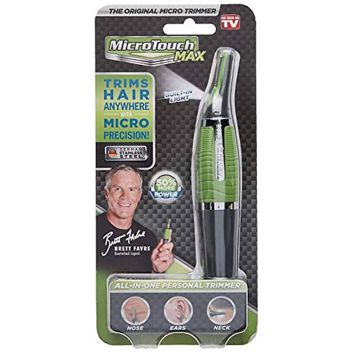 Micro Touch MAX Hair Trimmer, Green