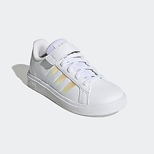 adidas Kids Grand Court 2.0 Tennis Shoe - Unisex-Child Sneakers, 1 little kid US