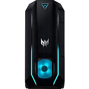 Acer Predator PO3-630 Gaming Desktop PC (Intel i7-11700 8-Core, 16GB RAM, 512GB SSD + 1TB HDD, GeForce RTX 3070, WiFi, Bluetooth, Backlit KB, Win 11 Home) with MS 365 Personal, Dockztorm Hub