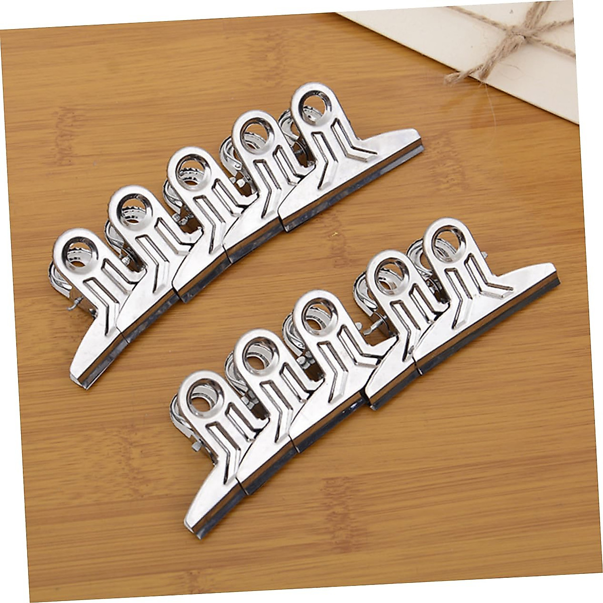 10 pcs Chip Bag Clips Airtight Food Storage Notes Organization Bag Clips Home Office School