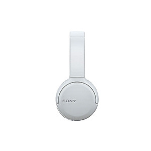 Sony Wireless Headphones WH-CH510: Wireless Bluetooth On-Ear Headset with Mic for phone-call, White (Amazon Exclusive) (Renewed)