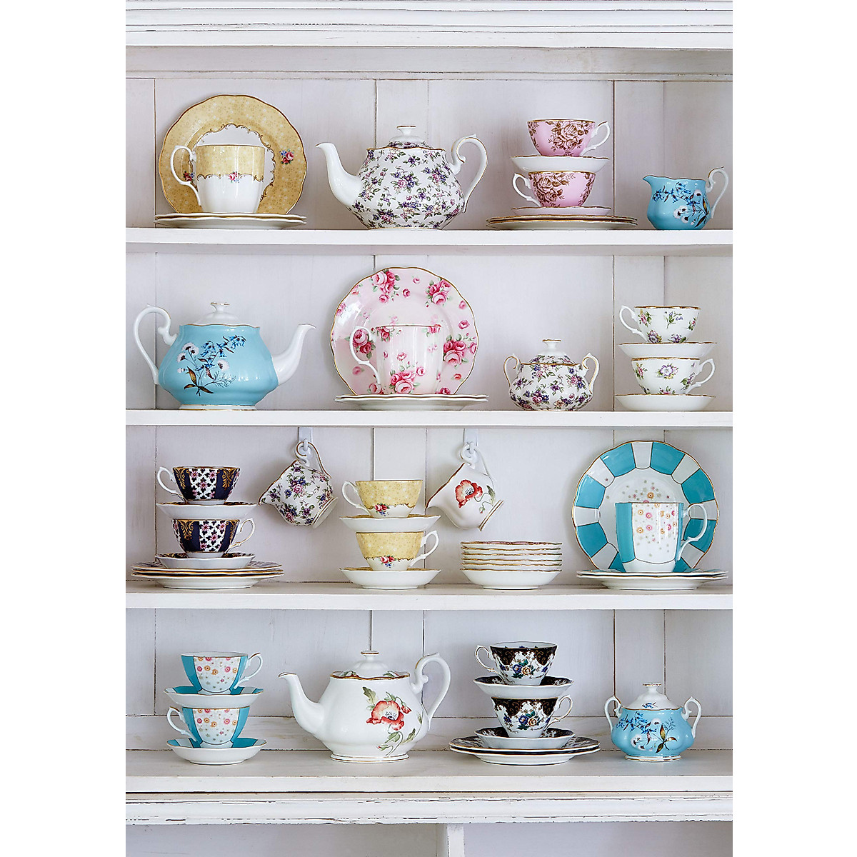 Royal Albert 100 Years 1950-1990 5-Piece Teacup & Saucer Set