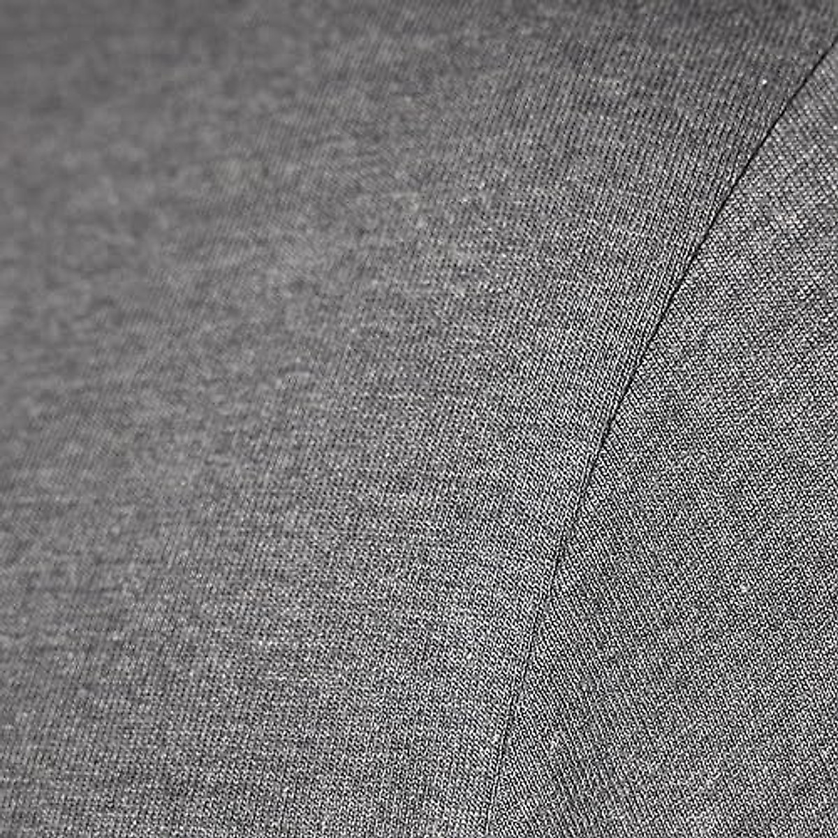 Amazon Essentials Men's Short-Sleeve Crewneck T-Shirt, Pack of 2, Black/Charcoal Heather, Medium