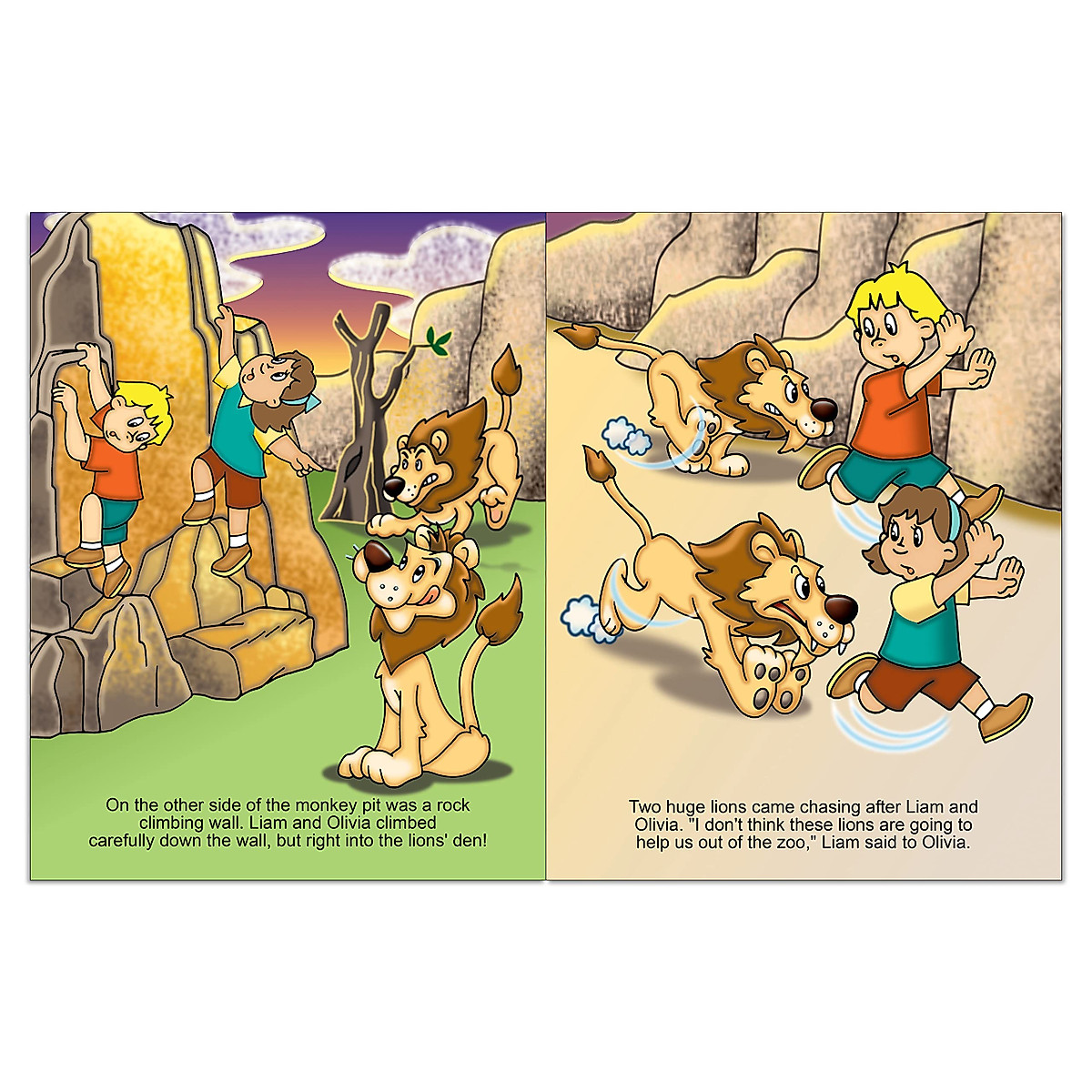 Personalized Children’s Zoo Adventure Storybook – Customize with Child’s Name, Hair Color, Gender, and Ethnicity | 28-Page 8.5” x 11” Paperback by First Time Books
