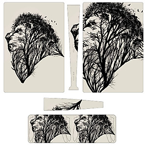 PlayStation 5 Digital edition version sticker protective cover, The King1 ps5 controller protective shell (compatible with ps5 Digital edition)