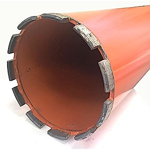 VTXMax VPWB 2 Inch Diameter 1-1/4"-7 Threaded Wet Concrete Diamond Core Drill Bit for Concrete Stone Granite Marble with 18" drilling depth (2")