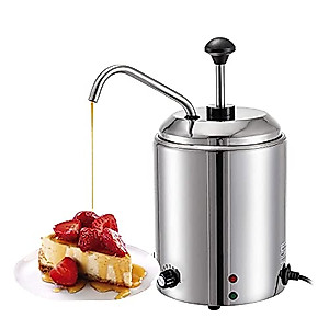 Cheese Warmer Dispenser, 1600W Electric Food Sauce Warmer Heater, Commercial Jam Heat Preservation Machine for Chocolate Butter Cheese