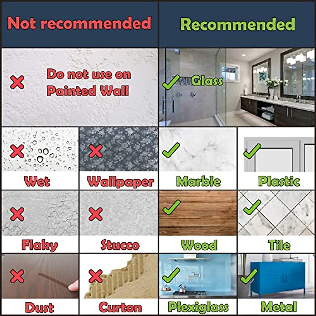 GLUIT Adhesive Hooks Medium 12 Pack and Large 12 Pack for Hanging Heavy Duty Wall Hooks 22 lbs Self Adhesive Towel Hook Waterproof Transparent Hooks for Keys Bathroom Shower Outdoor Kitchen