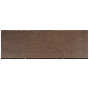 SAFAVIEH Home Collection Magnolia Brown 2-Door 2-Shelf Media Stand (up to 55-inch Flat Screen TV)