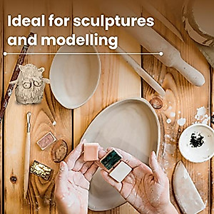 Old Potters Premium Air Dry Clay, White, 10 lbs