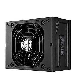 Cooler Master V850 SFX Gold ATX3.0 Full Modular Power Supply, 850W SFX, 80+ Gold, 90-Degree 12VHPWR PCIe 5.0 Connector, SFX-to-ATX Bracket, Silent Fan, 10 Year Warranty (MPY-8501-SFHAGV-3US)