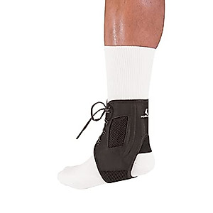 Mueller Sports Medicine AFT3 Ankle Brace for Men and Women-Perfect for Running, Basketball, and Volleyball, Black, Medium