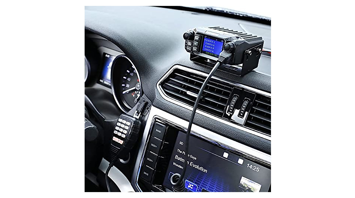 Radioddity DB25-G GMRS Mobile Radio 25W Long Range Two-Way Radio