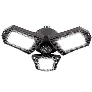 ANYPOWK LED Garage Light - 6000 Lumen 6500K Daylight 60W, Three Leaf Led Garage Ceiling Lights