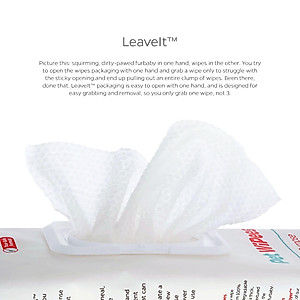 Pet Parents® Pet WiPees™ Gland, Dog Wipes for Paws & Butt, Cat & Dog Butt Wipes, Dog & Cat Gland Cleaning Wipes, 100ct (100 Count (Pack of 1), Natural)