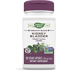 Nature's Way Kidney Bladder, Traditional Herbs Supplement, 930mg Per Serving, 100 Vegan Capsules