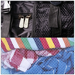 MECCANIXITY 120cm/46.8inch Mesh Fabric Lightweight Sheer Slightly Stretchy for Backpack Pocket and Straps, Netting Clothes, Netting Bag, Shopping Bag Lemon Yellow 1yard