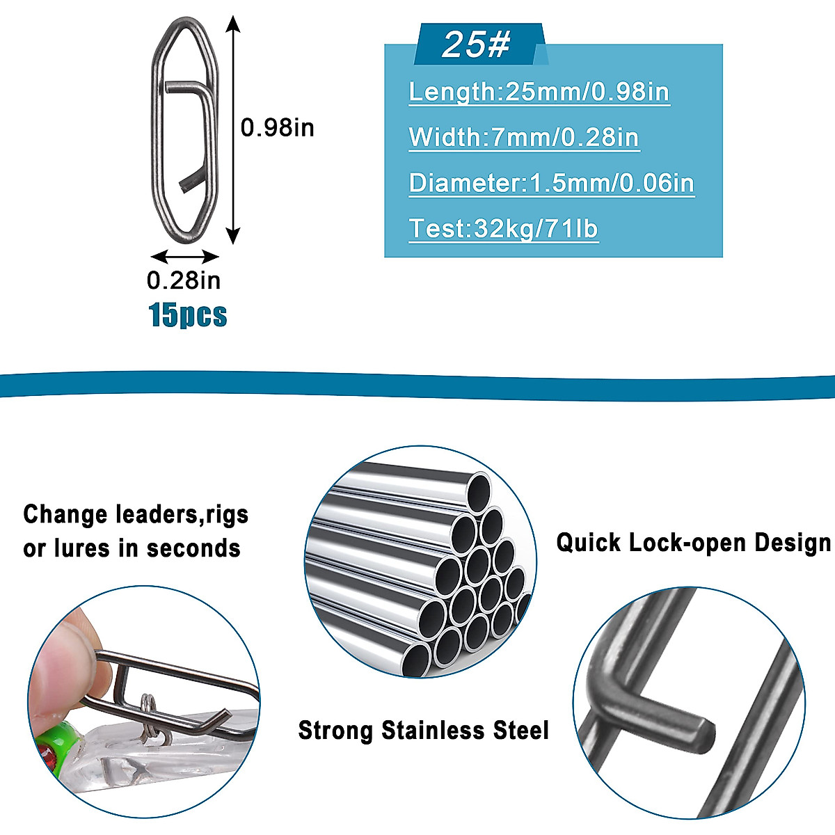 Circle Hooks Catfish Saltwater Fishing Hooks Assortment 2X Strong High Carbon Steel Offset Hooks Octopus Hooks Fishing Clips Kit for Catfishing Freshwater Saltwater (155pcs Kit)