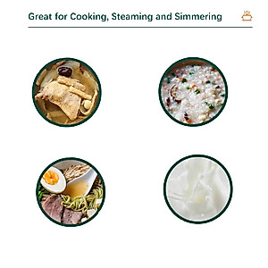 Stock Pot 3 Quart, UNOSCHRIM Stainless Steel Pot, Small Stock Pot with Glass Lid and Steam Hole, Double Handled Cooking Pot for Cooking Soup, Spaghetti, Vegetable or Heat-up Milk, All Stove Compatible