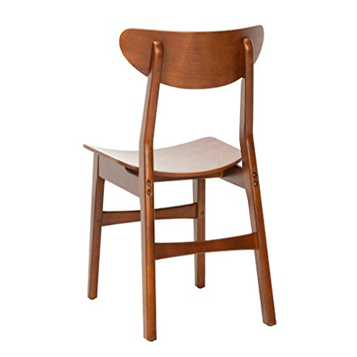 Safavieh Home Lucca Retro Walnut Dining Chair, Set of 2