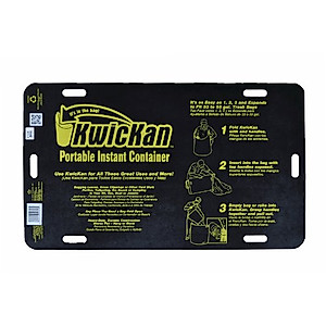 Kwickan KC100IS Portable Instant Container, Black/Yellow