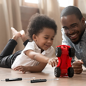 10 Pieces Pocket Screwdriver Set with Clip Double End and Slotted Two-use Screwdriver Set Pocket Mini Pocket Screwdrivers for Mechanics, Electricians, Electronic Technicians, Assemblers (Black)