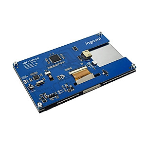 Ingcool 7 inch HDMI LCD 1024x600 Resolution Capacitive Touch Screen IPS Display Module Compatible with Raspberry Pi 4 3 2 1 B B+ A+, PC, Supports Windows 10/8.1/8 / 7