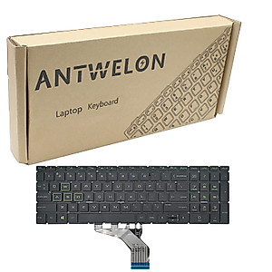 ANTWELON Replacement Laptop Keyboard Backlit for HP Pavilion Gaming 15-DA 15-DB 15-DW 15G-DR 15Q-DS 15S-DU 15S-GU 15S-GY 15-CR 15-CX0058WM 15-CX0100TX 255G7 250G7 Backlight US Layout