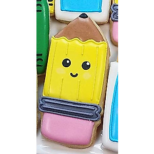 School Pencil Cookie Cutter 4" Made in USA by Ann Clark