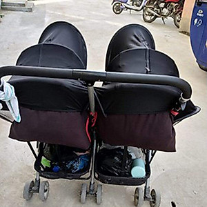 Ridecle Infant Toddler Sun Cover, Baby Stroller Sun Shade, Stroller Sun Cover, Universal Awning with Adjustable Strap, Anti-UV Protection Safety Cart Accessories for Baby