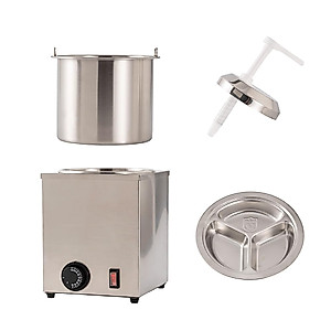 Stainless Steel Cheese Dispenser Pump - Warmer and Heated Dispenser-Nacho Cheese Dispenser