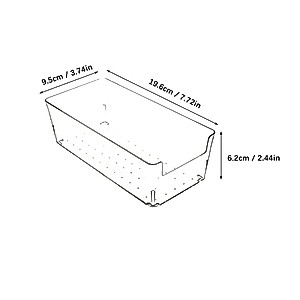 Jewelry Box Earrings Earrings Necklace Hand Jewelry Box Portable Earrings Ring Storage Standing Organizer (E, One Size)