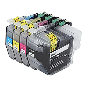 Fafeicy Ink Cartridge,4 Colors Printing Accessory Part with Ink for Photo Paper Document