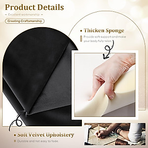 Deolme Velvet Couch Living Room, 85.4-inch Comfy 3-Seater Sectional Couches Love Seat Sofa for Bedroom Furniture juegos de muebles Mid Century Modern Upholstered Soft Cushioned Golden Leg (Black)