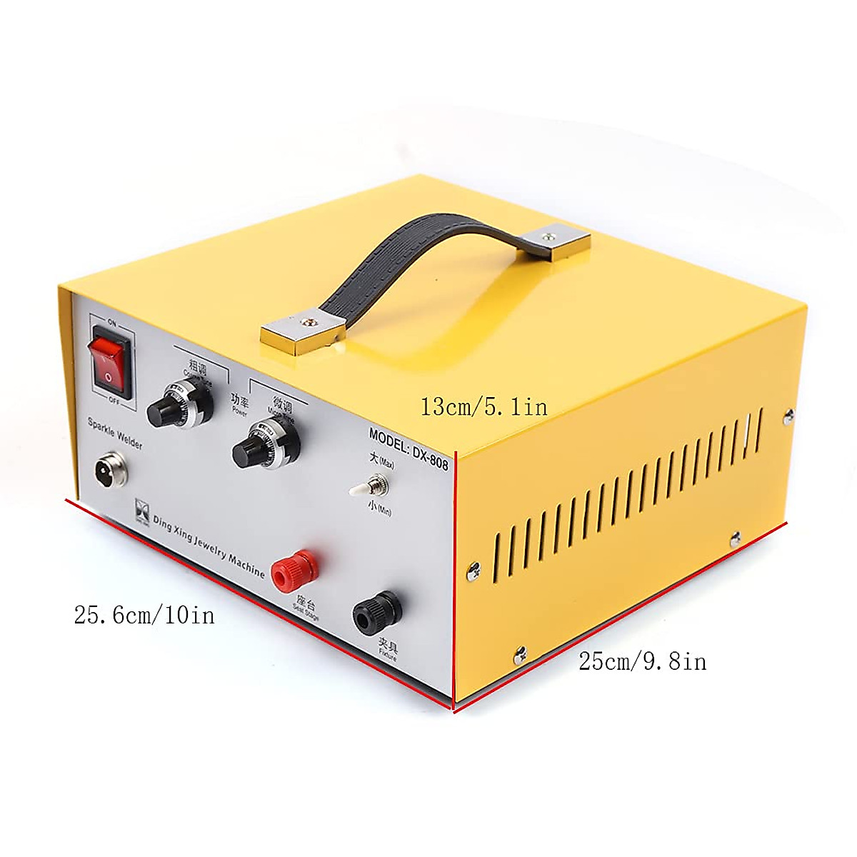 OCASAMI Jewelry Spot Welder, Spot Welding Machine Tool Jewelry Welder Kit | 80A Pulse Spot Welder with Foot Pedal for Jewelry Gold Silver Platinum | US Stock