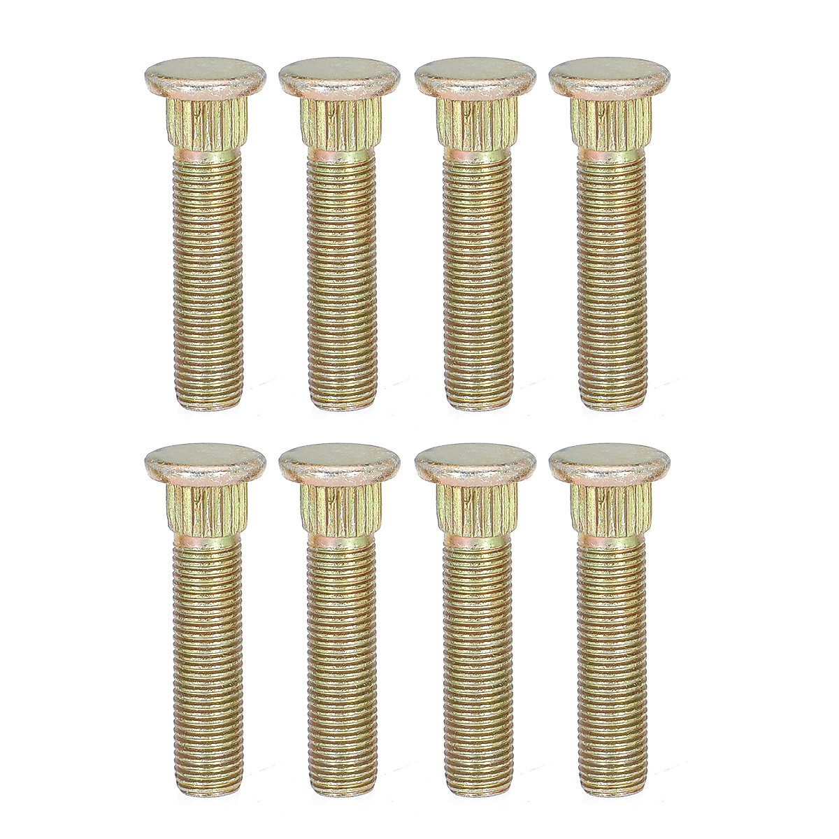 Front Wheel Stud for Polaris Ranger Crew RZR Sportsman Trail ACE XP XP4 RZR 4 570 700 800 900 2002-2022 Replace 7517871, 3/8" x 24 Thread x 1-3/4" Long (8)