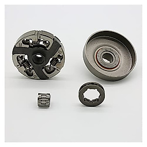ZIMAGU 3/8"-7T Clutch Drum Needle Bearing Rim Sprocket Kit Compatible with Husqvarna 288 281 288XP 281XP 181 Garden Chainsaw Spare Parts