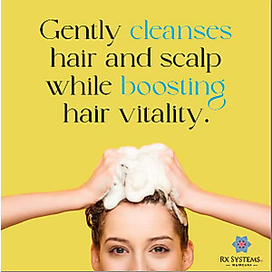 Rx Systems PF Physicians Strength Shampoo for Dandruff, Psoriasis, Seborrheic Dermatitis, and Eczema with Salicylic Acid, Heals Itchy, Red, Scaly Scalp with this Clarifying Shampoo