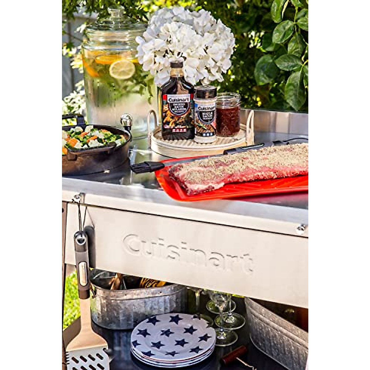 Cuisinart CGBS-014 Smoked Bacon Molasses BBQ, Premium Flavor and Blend for Marinade, Dip, Sauce or Glaze, 13 oz Bottle (Pack of 2)