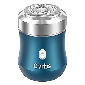 Ovrbs Mini Electric Shaver,Aluminum Alloy Body,3D Floating Shaver Head,Type-C Charging,use for 45 Days,IPX7 Waterproof, Portable Shaver,Travel Razor,Travel Shaver,Suitable for Office