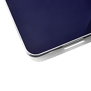 Trina Turk Set of 2 Navy Square Melamine Serving Tray with Silver Rim and Handles- Indoor & Outdoor Platter for Home Entertaining, Cocktail Hour, Snacks, Barware, Perfume (Large 14x14, Small 13x13)